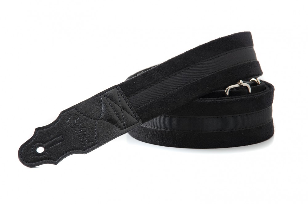 PLAIN-BK BANDOLERA GUITARRA ELECTRICA RIGHTON SIMPLE PLAIN BLACK ...