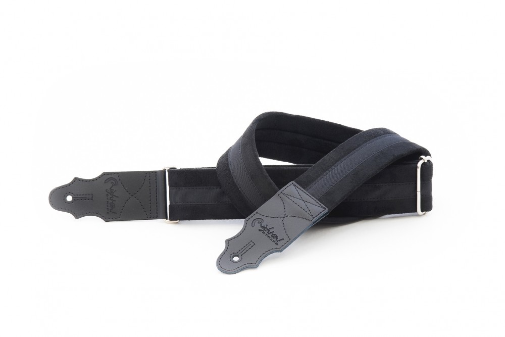 PLAIN-BK BANDOLERA GUITARRA ELECTRICA RIGHTON SIMPLE PLAIN BLACK ...