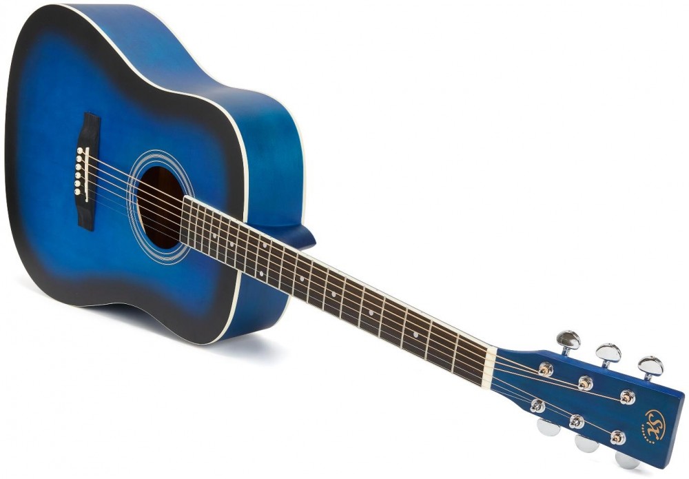 SD104BUS - GUITARRA ACÚSTICA SX COLOR AZUL